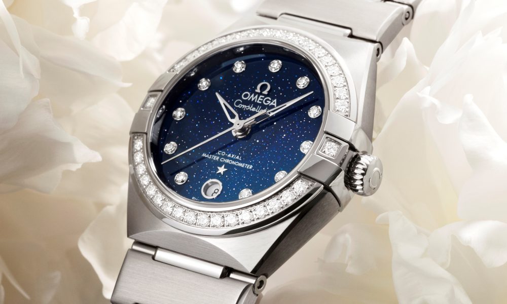 Omega Constellation flaunts striking, unique Aventurine dials ...